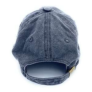 Aeisage NASA Hat Black Mens Cap Dad Hat NASA Baseball Hat for Women Washed Cotton Caps, Medium