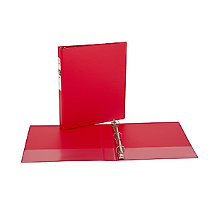 Avery Economy Binder with 1 Inch Round Ring, Red, 1 Binder (3310)