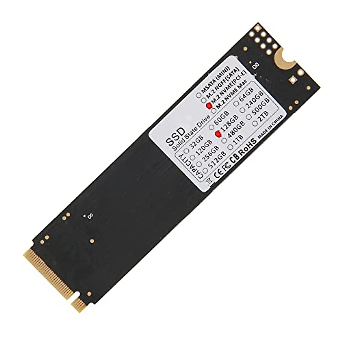 ASHATA M.2 NVMe 2280 SSD M.2 NVMe PCIe Internal Solid State Drive for Gaming and Heavy Graphics, High Speed Low Latency Gaming SSD for Computer(1TB)