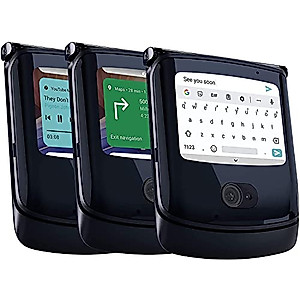 Motorola Razr 5G | 256GB | Polished Graphite | Single SIM | for T-Mobile | (Renewed)