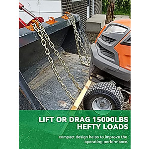 Sulythw 3/8" Tractor Bucket Hooks, (3 Pack) Max 15,000lbs Heavy Duty Bolt On Grab Hook, Grade 70 Forged Steel Tow Hook for John-Deere Kubata Kioti Truck UTV ATV Loader Skid Steer