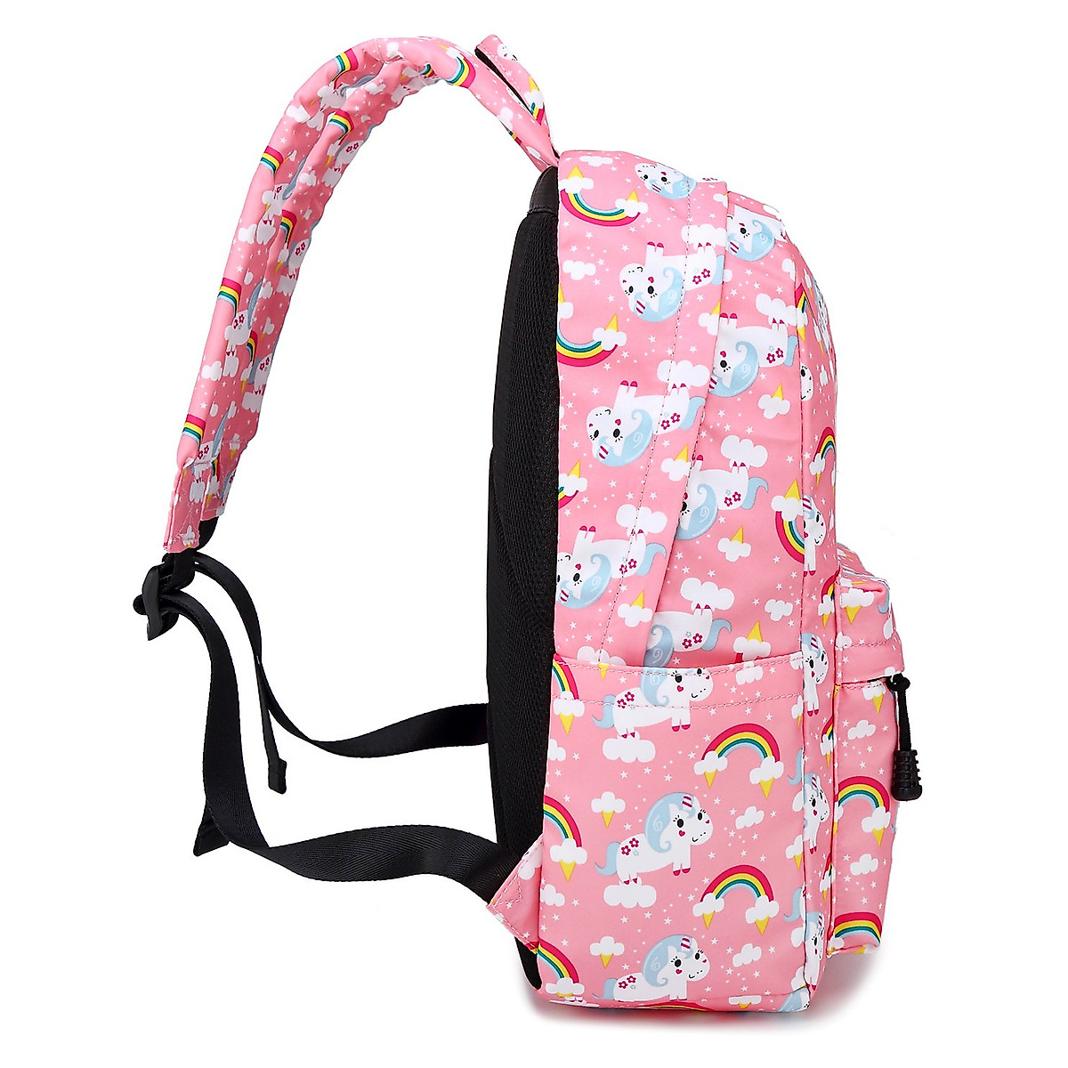 abshoo Cute Lightweight Kids School Bookbags Unicorn Girls Backpacks With Lunch Bag (Unicorn Pink Set)