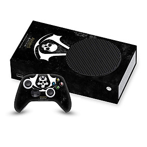 Head Case Designs Officially Licensed Assassin's Creed Grunge Black Flag Logos Matte Vinyl Sticker Gaming Skin Case Cover Compatible with Xbox Series S Console and Controller Bundle