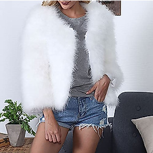 jsarle Black of Friday Deals 2023 Womens Winter Coats Clearance Plus Size Fall Dresses Sexy Hollow Out 3/18 Sleeve Mesh See Through Sequin Midi Dress Fashion Cocktail Party Dress White