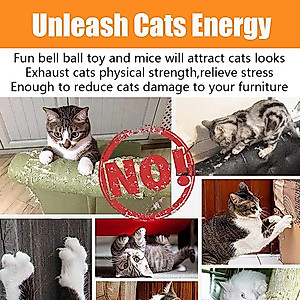 21 Pcs Cat Toys for Indoor Cats Collapsible Cat Tunnel Interactive Feather Teaser Wand Ball Toy for Kitten Cats