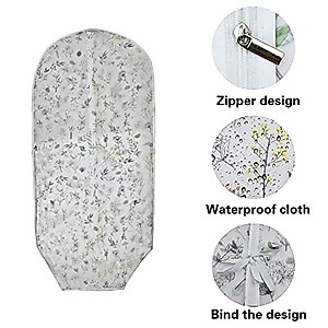 LiXiongBao 2 Pack Standing Round Fan Dust-Proof Cover Electric Fan Dust Cover Guard Protector Electrical Appliances Plastic Guard household Floor Fan Cover Protective Cover