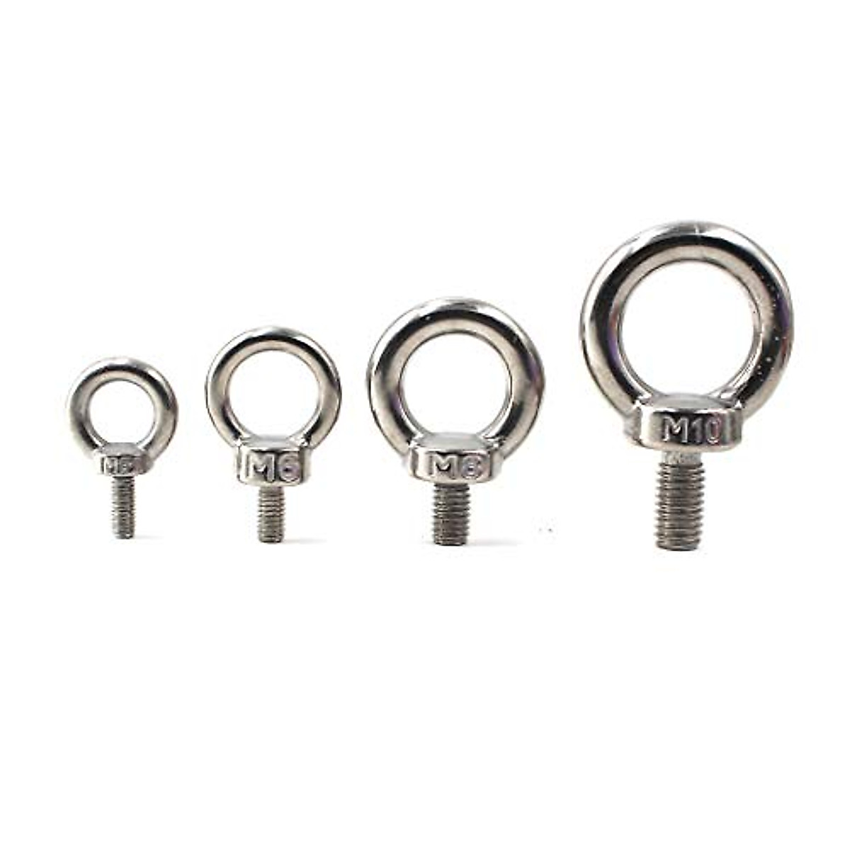 M3 Eye Bolt 304 Stainless Steel Heavy Duty Lifting Ring Bolt Screws Pack of 20