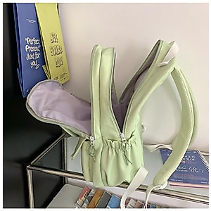 DUNBRI Trendy Solid Color Backpack Women Large Capacity Shoulder Bag Waterproof Travel Backpack Laptop Backpack for Men (Black)