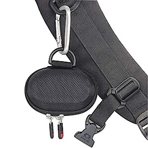 Hermitshell Travel Case for Samsung Galaxy Buds/Galaxy Buds+ Plus Bluetooth True Wireless Earbuds (Black)