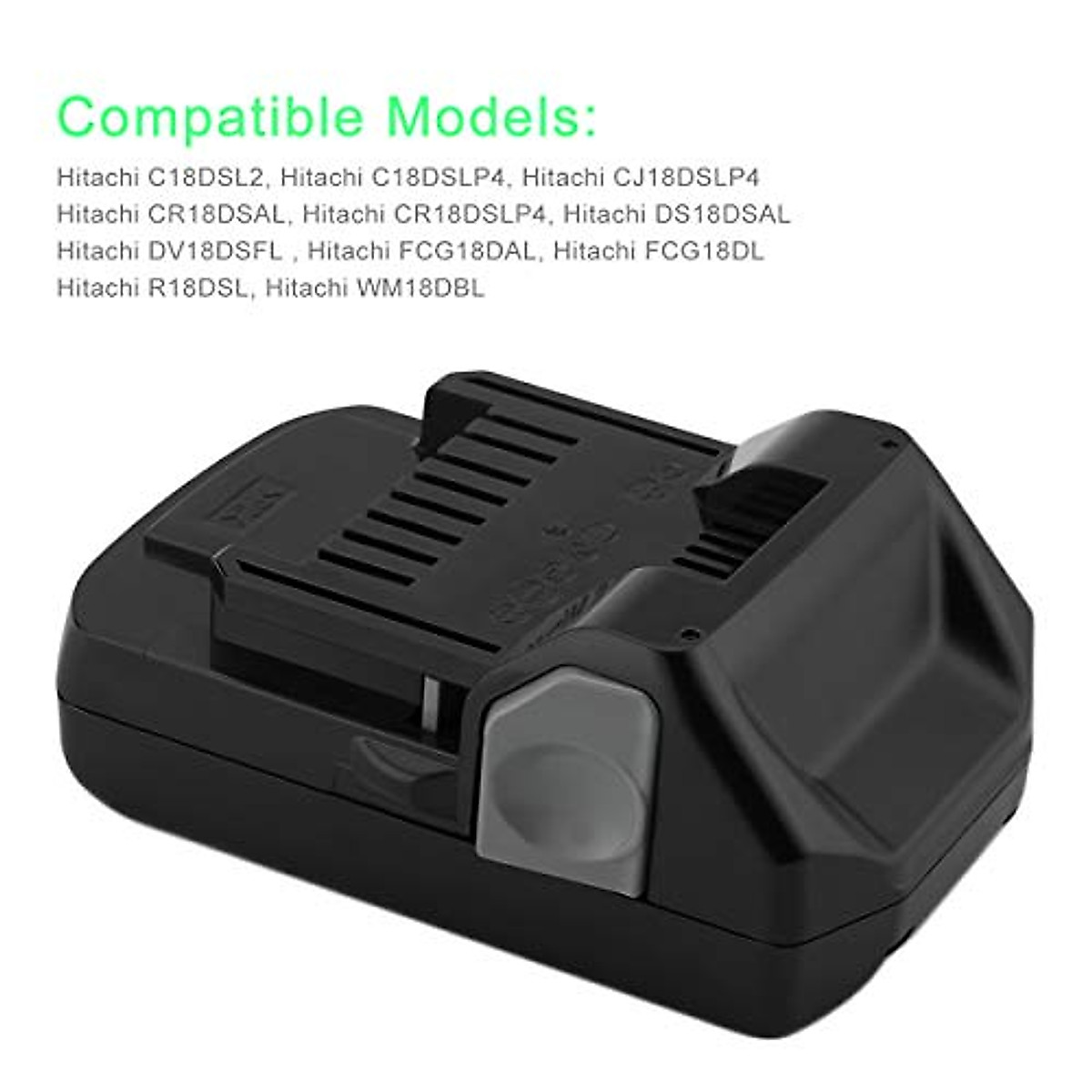 Shentec 3.0Ah 18V Replacement Battery Compatible with Hitachi 339782 BSL1830C BSL1815X BSL1815S BSL1830 330139 330557 (Lithium-Ion Slide Style Battery)