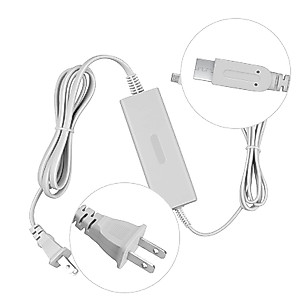 Wii U Gamepad Charger, WII-U Gamepad AC Adapter Charging Cable Cord for Nintendo Wii U Gamepad Controller