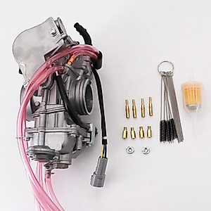 KIPA Carburetor For Yamaha WR250 WR250F YZ250F 2001-2013 FCR38 FCR 38mm Performance Flat side Carb Replace # 5XC-14101-G0-00