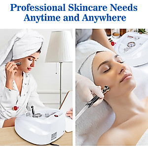 Kendal Professional Diamond Microdermabrasion Machine, Dermabrasion Facial Skin Care Equipment, Also Good for Home Use AC 110V HB-SF01