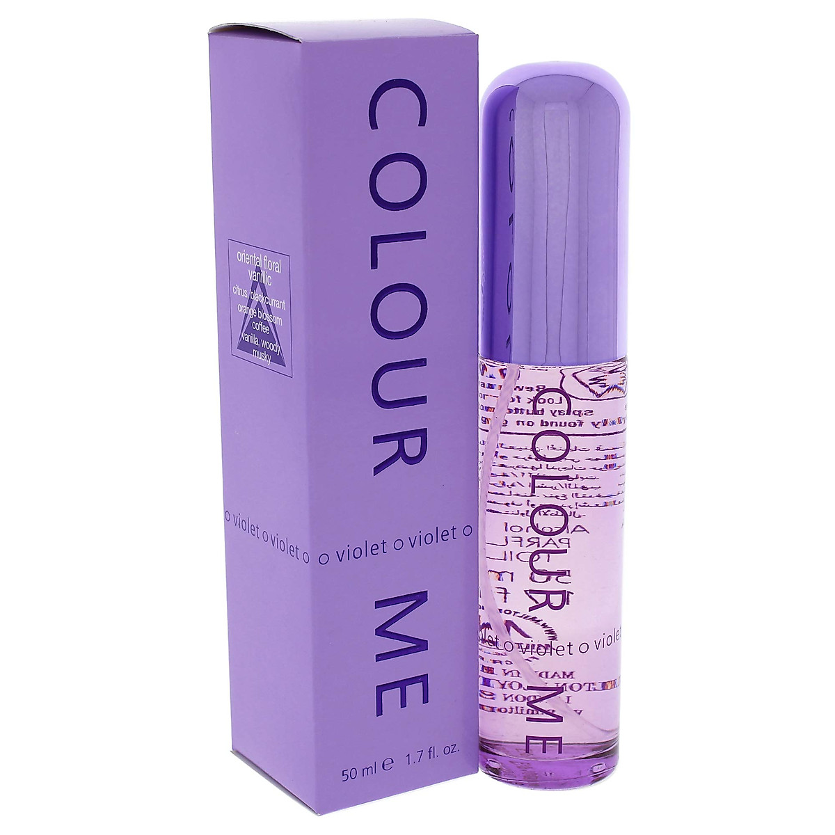 COLOUR ME Milton Lloyd Violet Pdt Spray 1.7 Oz Women, 1.7 Oz