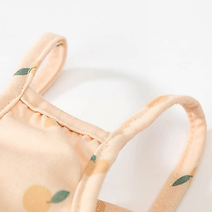 Sweet Peach Print Dog Cat Shirt Puppy Suspender Shirt with Lace Dog Vest Cat Clothes Small Medium Dog Cat Tank Top Pet Shirt