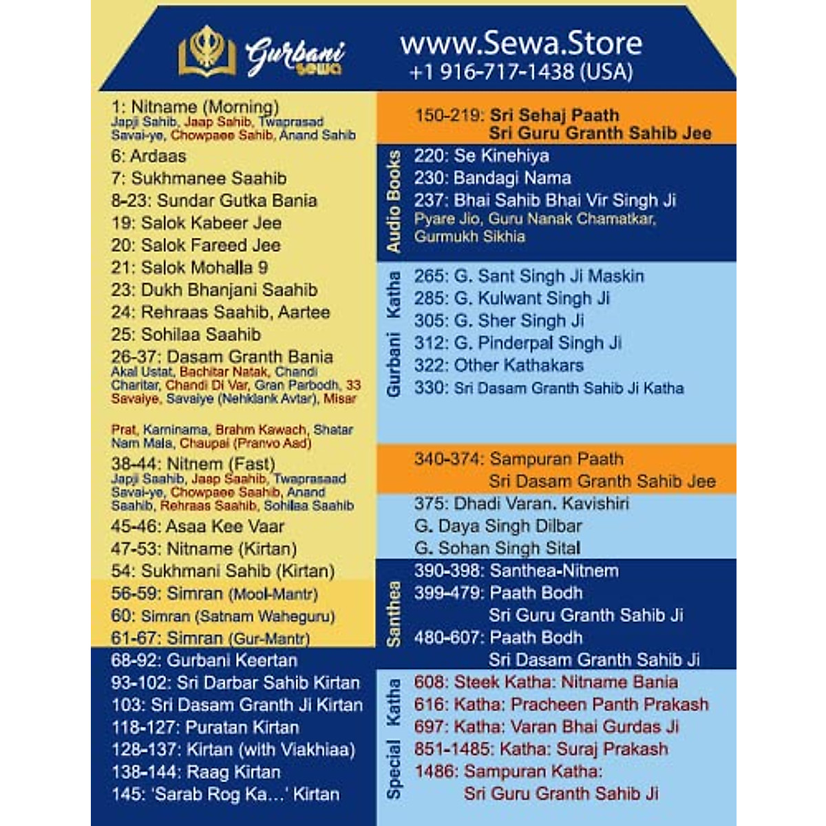 Gurbani Radio Player+ with 2100 Hours of Nitnem, Sukhmani Sahib, and Many Other Gurbani Tracks