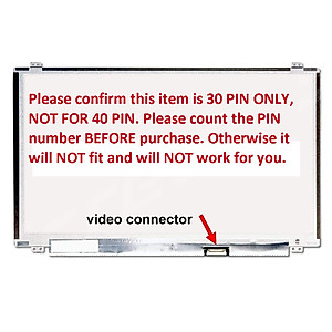 AUO Dell INSPIRON 15 3552 3558 3878 Series 15.6" HD LED LCD Screen eDP (Non Touch)
