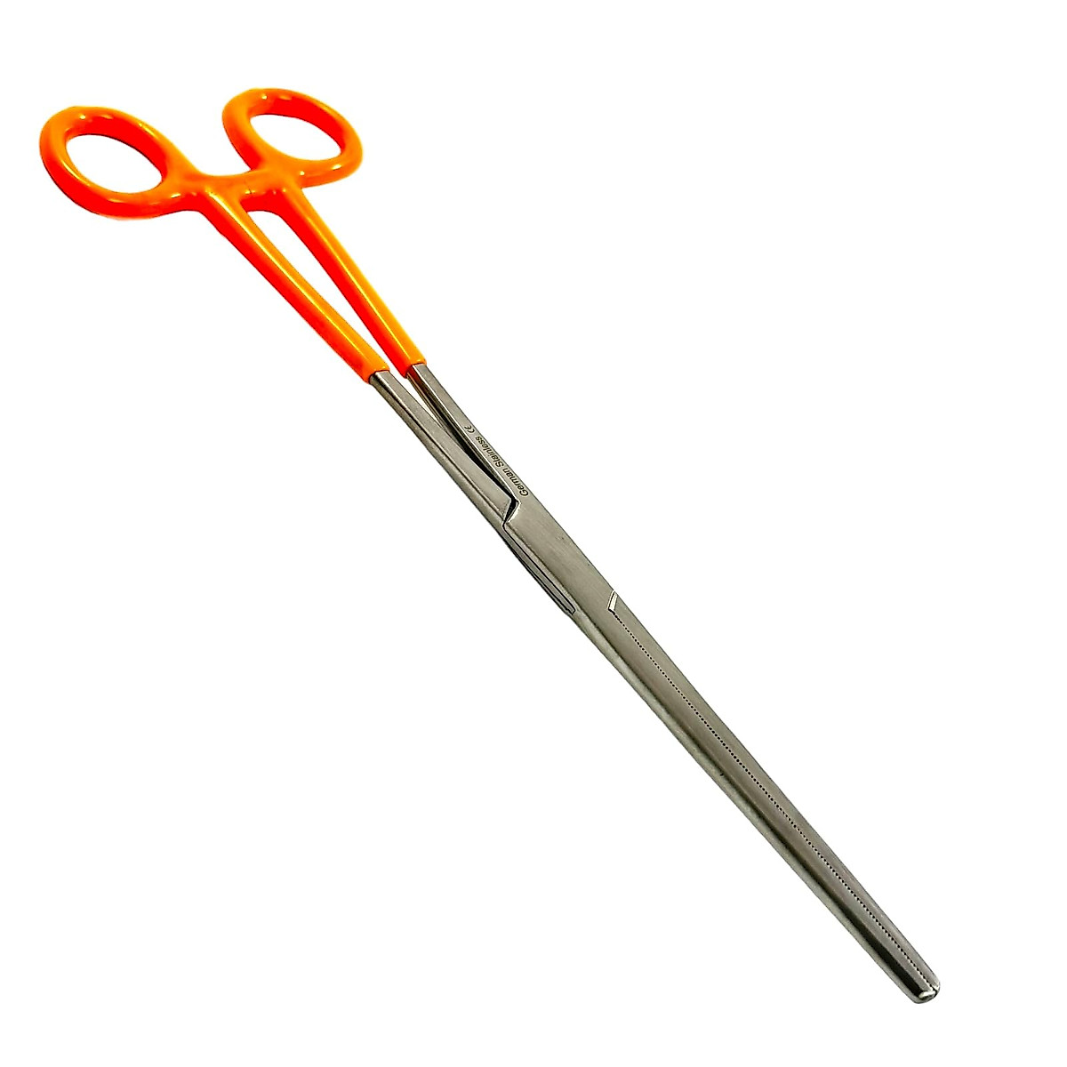 German Stainless Straight + Curved Hemostat Forceps, Hemostat Forceps clamp 10" (Cynamed Brand) set of 2 ea …