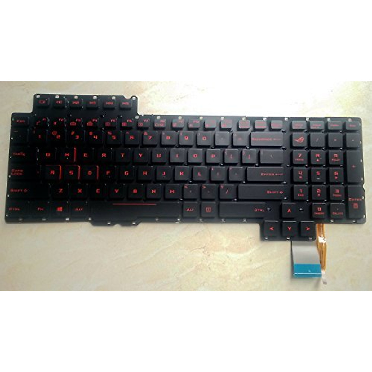EJTONG New for Asus ROG G752V G752VM G752VS-RB71 G752VY-RH71 G752VT-DH72 G752VS-XS74K G752VY-DH78K G752VL-DH71 Gaming Keyboard US Layout with Backlit 0KNB0-E610US00 0KN0-SI1US11 V153062AS1US