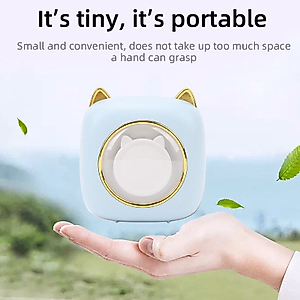 Mini Pocket Printer, 1200 MAh Battery Portable Thermal Printer for Home (Blue)