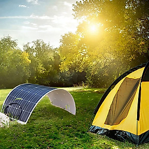 1200 Watt Solar Panel Kit, with 2pcs Charge Controller(40A) 4pcs 300 Watt Flexible Monocrystalline Solar Panel for 12-48V Battery Charging Car Battery Camper RV Yacht Battery Boat