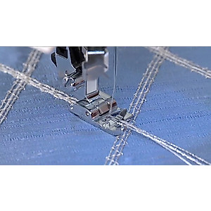 Singer | Snap-On Cording Presser Foot for Low Shank Sewing Machines, Decorative Stitching & Cording, Gathering - Sewing Made Easy, Silver (2500265)