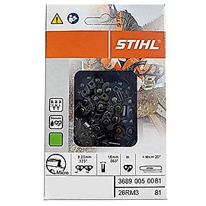 Stihl 26RM3-81 Oilomatic Rapid Micro 3 Saw Chain, 20"
