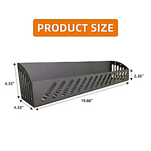 NAFCOOL Magnetic Spice Fridge Rack Shelf Organizer for Refrigerator, 3 Packs Moveable Magnetic Seasoning Organizer Shelves Kitchen Gadgets for Refrigerator Microwave Oven Washer, 19.88” Long