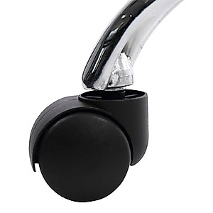 Alera ALEUS4716 19.69 in. to 24.80 in. Seat Height Height Adjustable Backless Lab Stool - Black