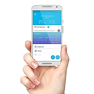 Motorola Smart Nursery Dream Machine Connected Sound and Light Projector with Audio Monitoring