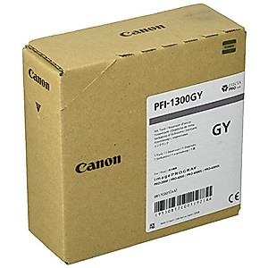 Canon 0817C001aa (Pfi-1300) Ink, Gray (Cnm0817c001aa)
