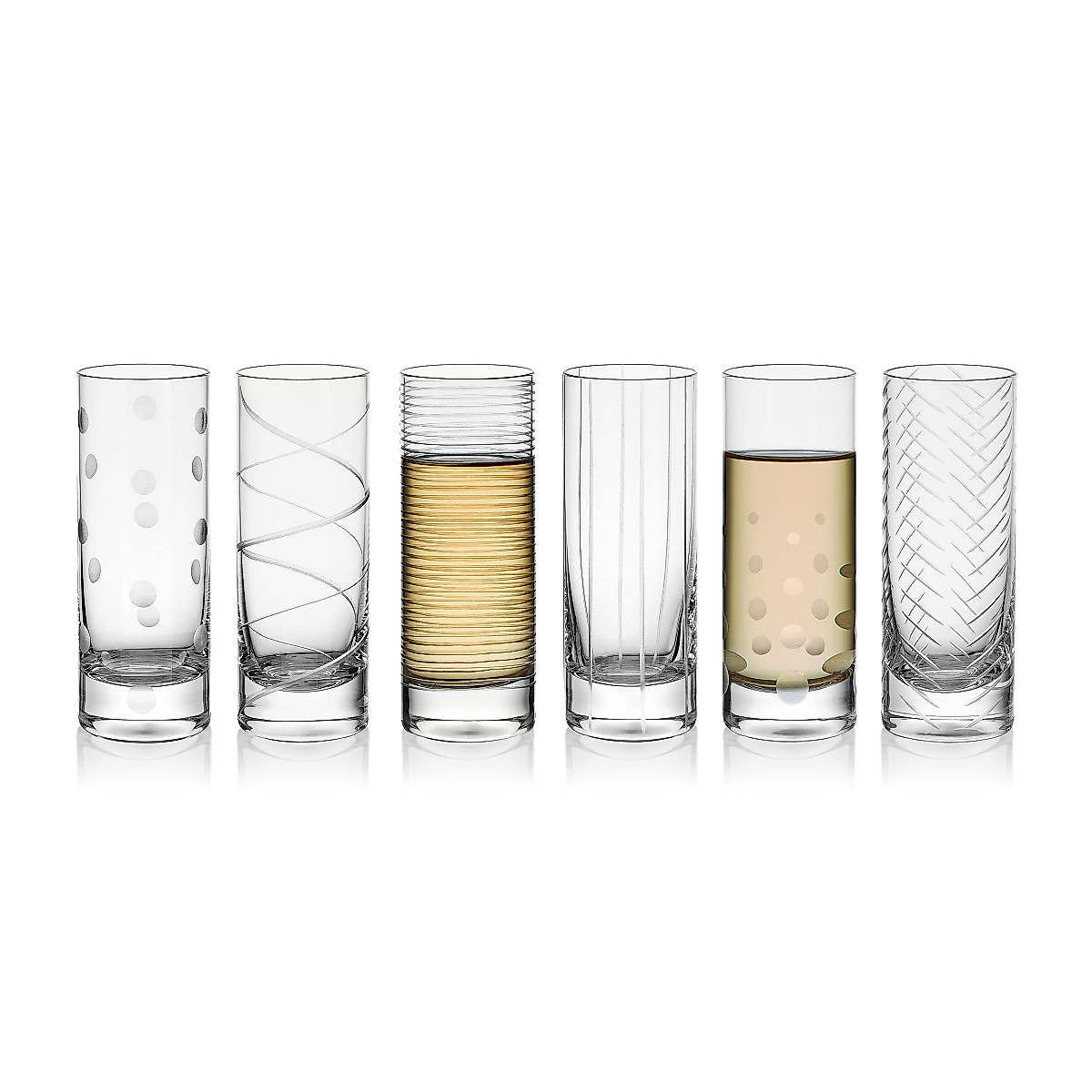 Mikasa Cheers Set of 6 Shot Glasses, 3.5 Ounce