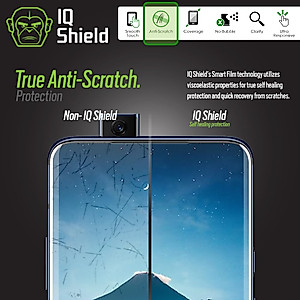 IQShield Screen Protector Compatible with OnePlus 7 Pro (2-Pack)(Case Friendly) LiquidSkin Anti-Bubble Clear TPU Film