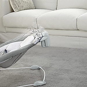 Ingenuity SmartBounce Automatic Baby Bouncer Seat with White Noise, Music, -Toy Bar & 2 Plush Infant Toys, 0-6 Months Up to 20 lbs (Braden)