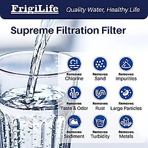 FrigiLife Faucet Water Filter Replacement for Pur® Plus RF9999® RF3375, FM-2500V, FM-3700 PFM350V PUR-0A1 PFM400H PFM450S PFM150W FM2500V FM-3700 for All PUR Faucet Filtration Systems, 3Combo