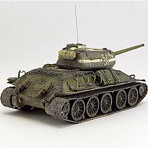 AEVVV T 34 85 Suvorov Soviet Russian Tank Model Kits Scale 1:35 - WW2 1/35 Scale Military Models T34 Tank Building Kit Assembly Instructions in Russian Language