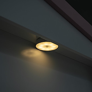 Harper & Bright Designs Twin Bed Frames with House-Shaped Headboard, Wooden Kids Twin Platform Bed Frame with Motion Activated Night Lights, Cute Single Twin Bed for Girls Boys, White+Pink