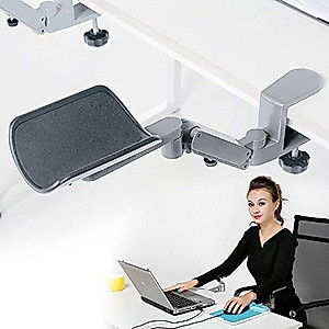 FUZADEL Ergonomic Arm Rest for Desk Rotating Computer Arm Support Office Elbow Rest Arm Pads Hand Rest 360 Degrees Rotatable