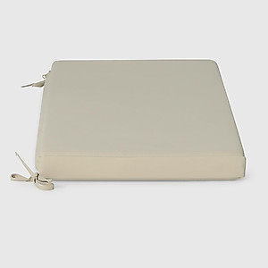 WestinTrends Solace Water Resistant Outdoor Patio Bench Seat Cushion, 46 x 18, Beige