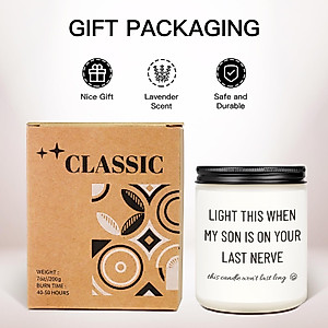 Daughter in Law Gifts, Funny Daughter in Law Birthday Gifts, Mothers Day Gifts for Future Daughter in Law from Mother in Law/Father in Law, Unique Candle Gifts for Daughter in Law, Son’s Girlfriend