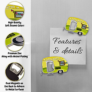 Magnetic Beer Bottle Opener Camper Decor Camper Accessories For Inside RV Must Haves