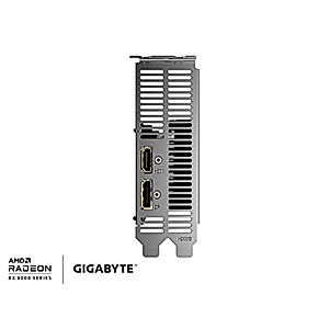 Gigabyte Radeon RX 6400 D6 Low Profile 4G Graphics Card, Low Profile Design, 4GB 64-bit GDDR6, GV-R64D6-4GL Video Card