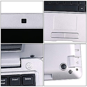 Goldengulf 10.1 Inch Portable Quad Core 8GB Computer Laptop PC Android 6.0 Mini Netbook Slim and Lightweight Notebook Webcam Netflix YouTube Google Player Flash (Silver)