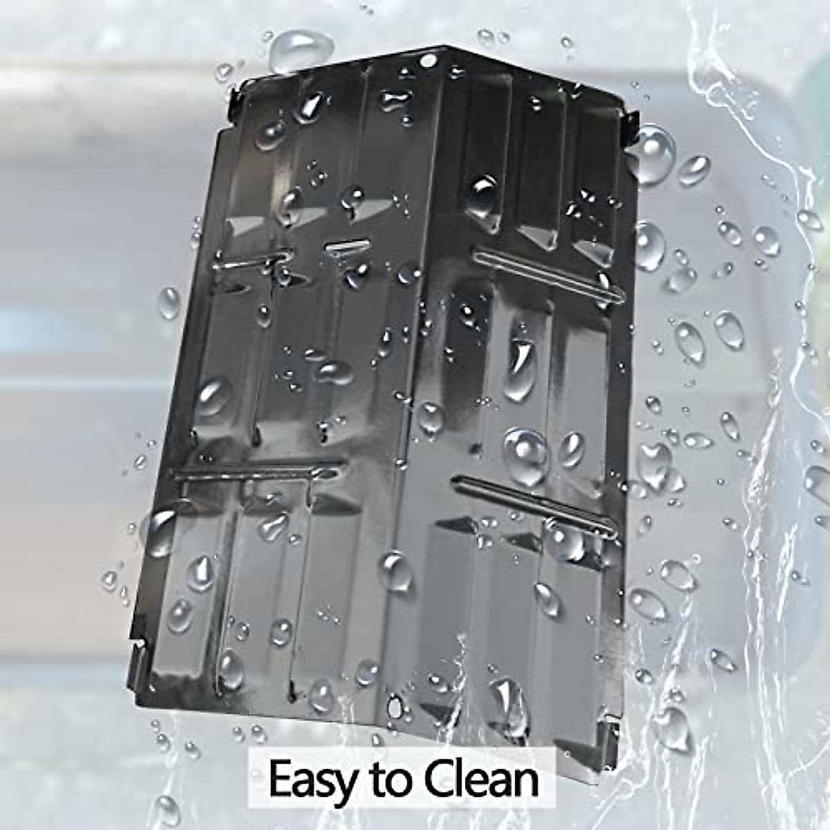 Hongso PPI201 Porcelain Steel Replacement Flavorizer Bar for Weber Gas Go-Anywhere Grill, for Weber 9201 (14 11/16" Long), Aftermarket Replacements