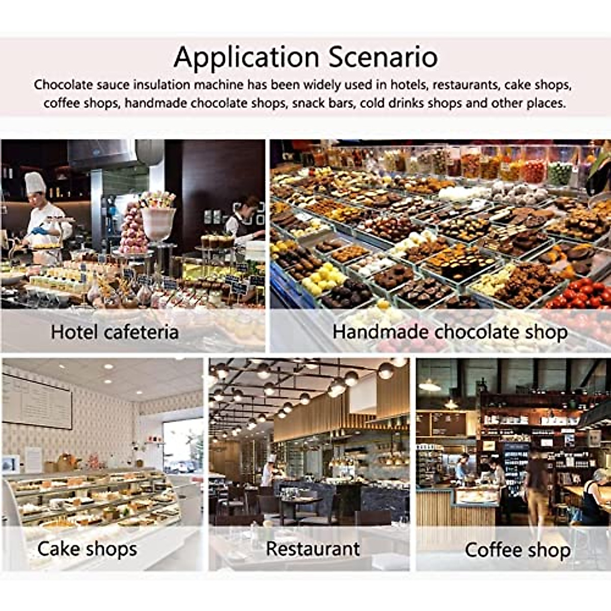 ANSNAL Commercial Electric Sauce Warmer 3 Pot, 480W Stainless Steel Countertop Sauce Dispenser, Adjustable Temperature from 30 to 85℃, Chili Hot Fudge Cheese Caramel Jam Sauce Warmer