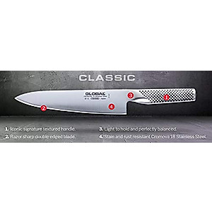 Global Knife 6-Piece Block Set G-79586AU, Stainless Steel