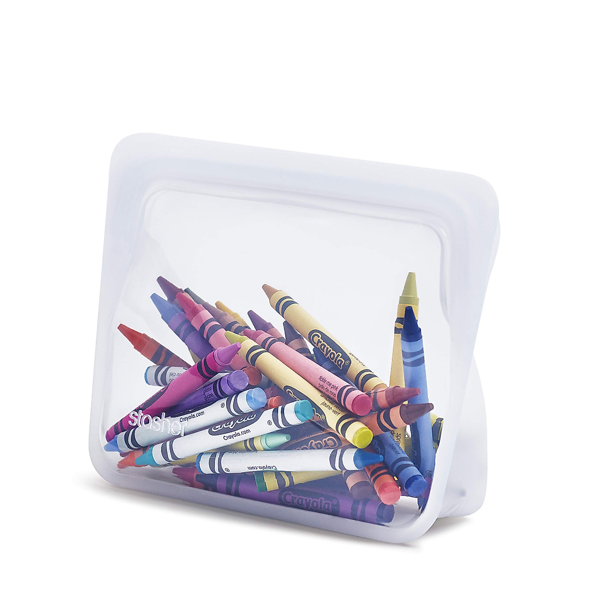 Stasher Reusable Silicone Storage Bags (Mini, Clear) and (Sandwich, Clear)