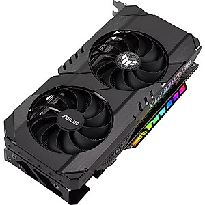 ASUS TUF Gaming GeForce RTX 3050 OC Edition Gaming Graphics Card (PCIe 4.0, 8GB GDDR6, HDMI 2.1, DisplayPort 1.4a, Dual Ball Fan Bearings, All-Aluminum Shroud, 2.8-Slot Design, GPU Tweak II)