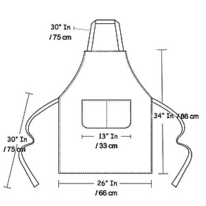 MORNITE Art Aprons for Painting Pottery Ceramics, Mens Women Kitchen Cooking Aprons Waterproof Green