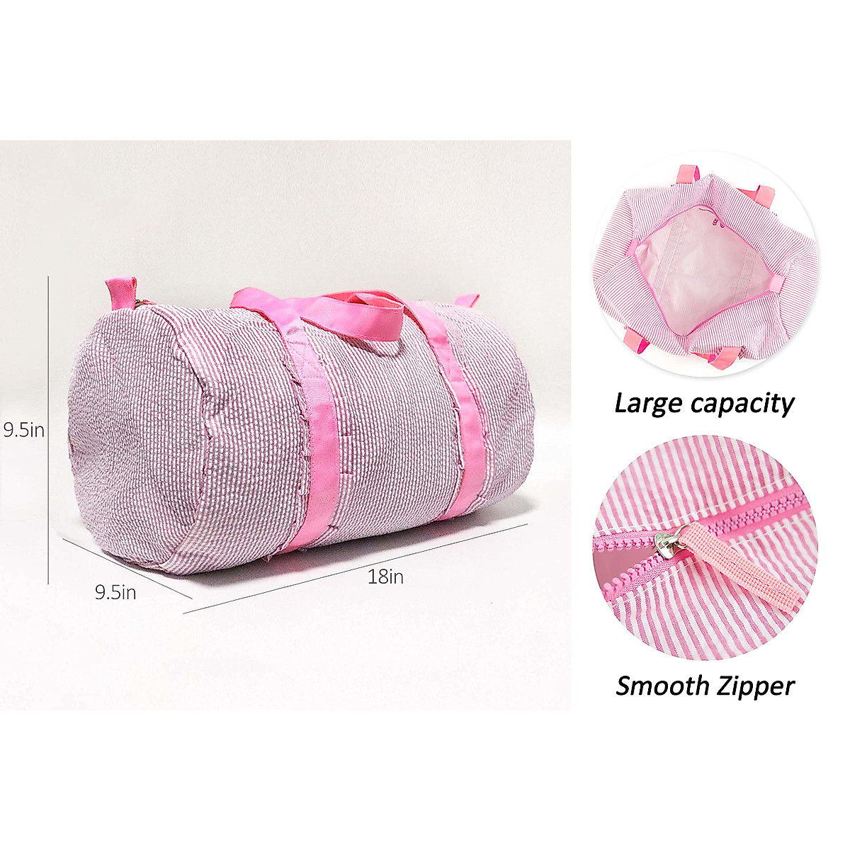 MT WORLD Kids Dance Bags, Personalized Travel Bag & Cosmetic Bag,Cosmetic Bag and Travel Bags Set,Cosmetic Bag with Weekender Bag, Preppy Travel Bag